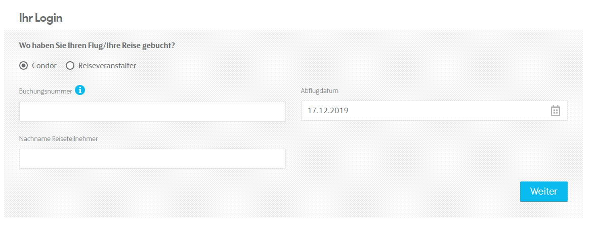 Condor Online Check In - Jetzt online Checkin durchführen - so gehts