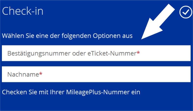 United Airlines Online Check In - Jetzt Flug online Checkin durchführen